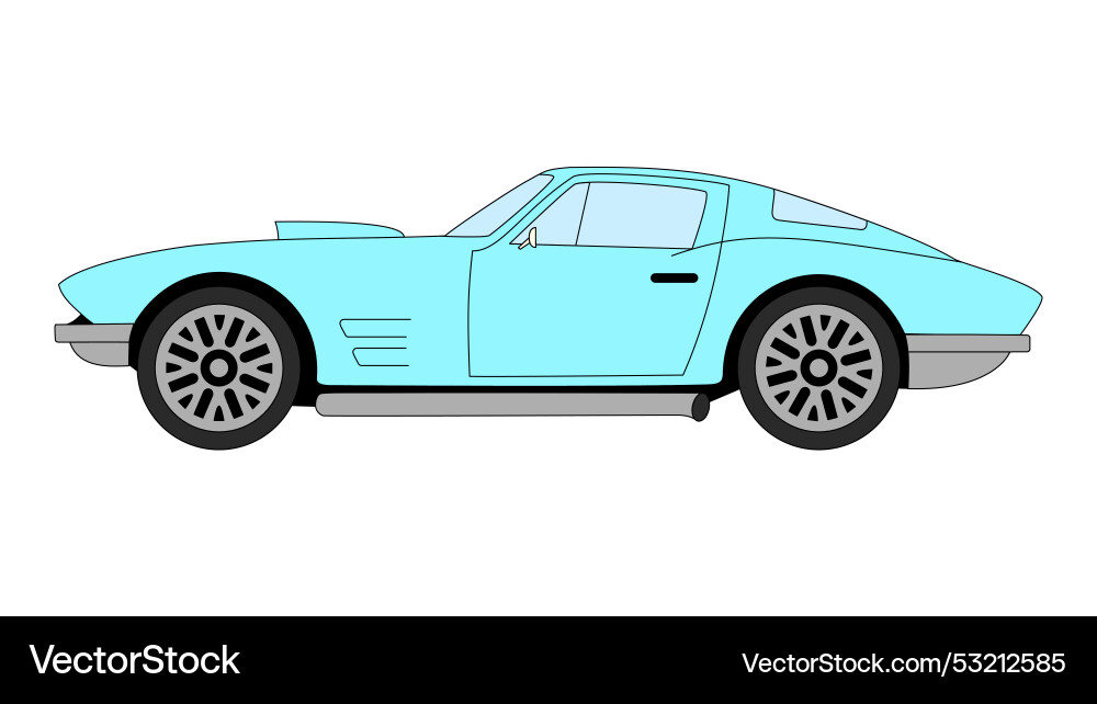 Chevrolet corvette stingray Royalty Free Vector Image