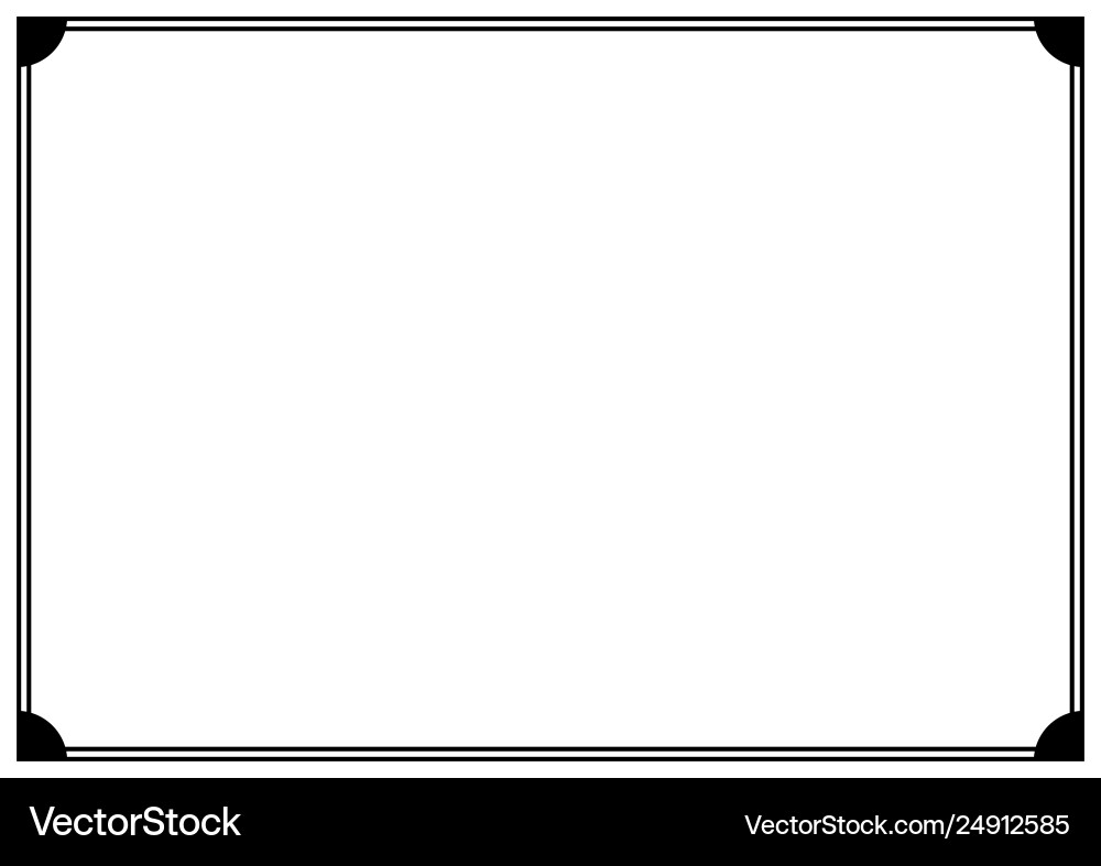 Page border a4 design for project Royalty Free Vector Image