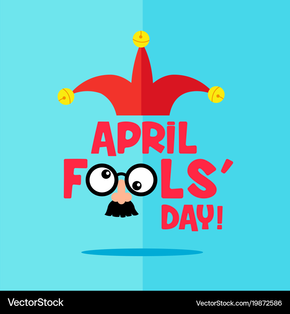 April Fool's Day Joker Royalty Free Vector Image
