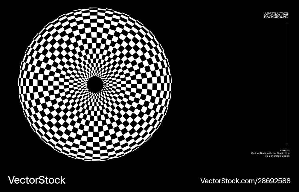 Optical illusion checker texture Royalty Free Vector Image