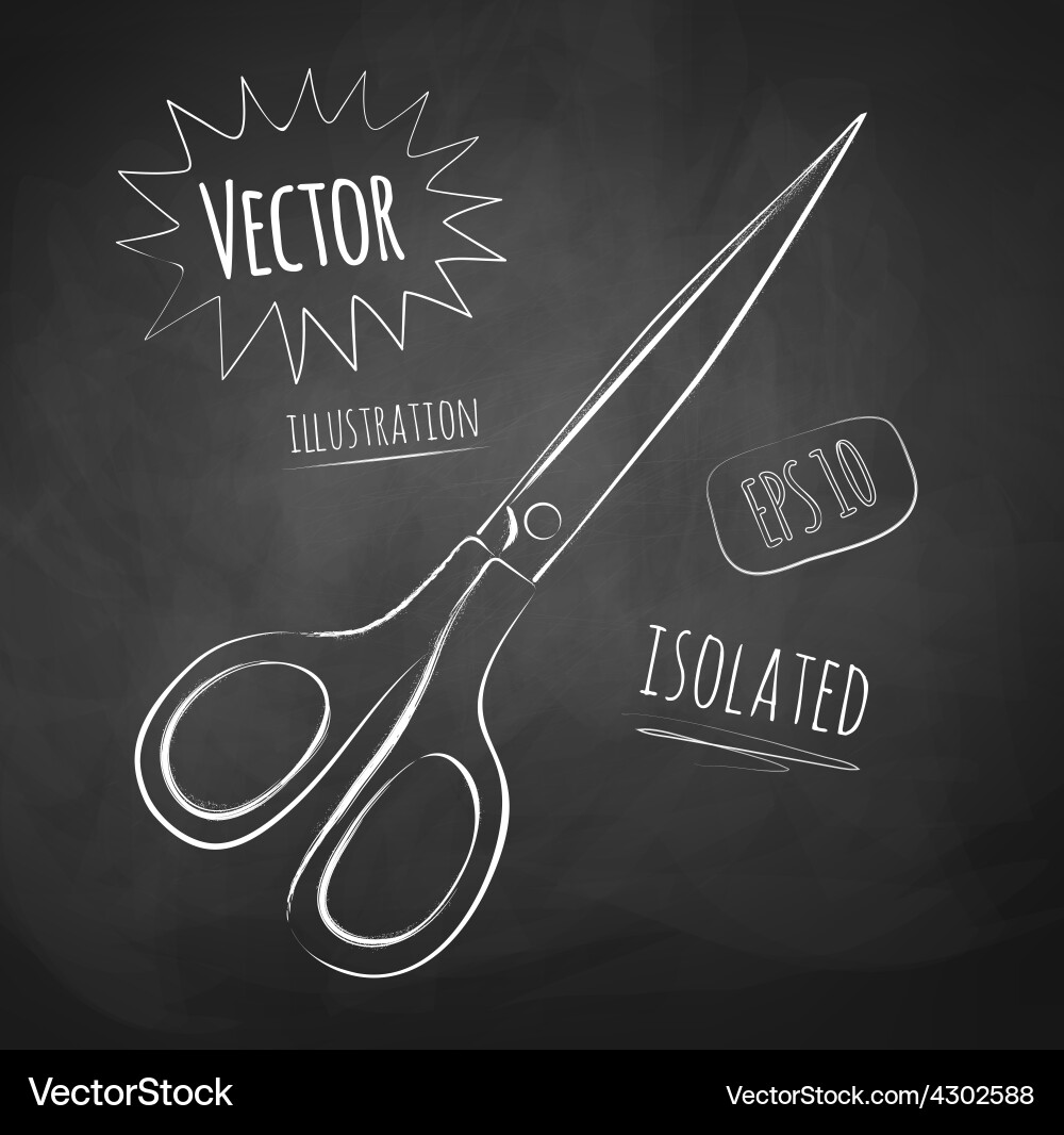 Scissors Royalty Free Vector Image - VectorStock