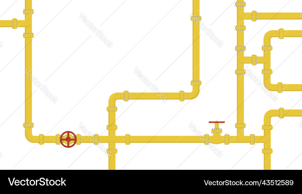 Industrial Pipeline Network Royalty Free Vector Image