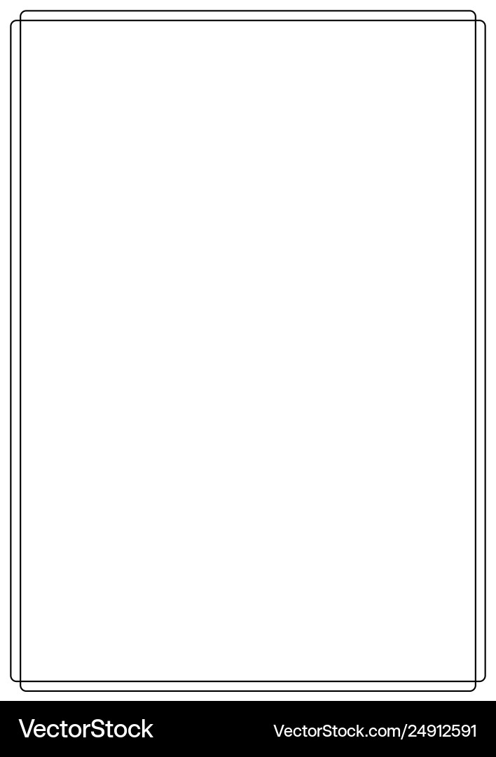 Page border a4 design for project Royalty Free Vector Image