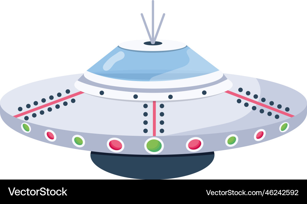 Alien ship Royalty Free Vector Image - VectorStock