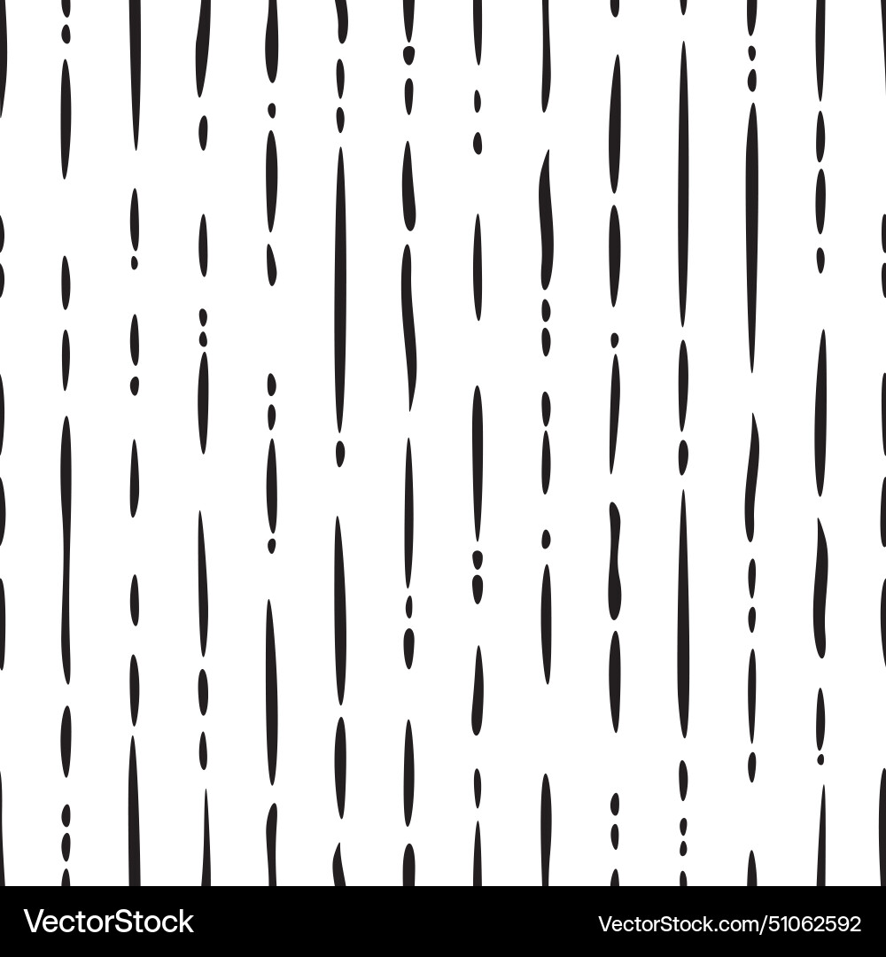 Black seamless grunge dotted lines pattern Vector Image