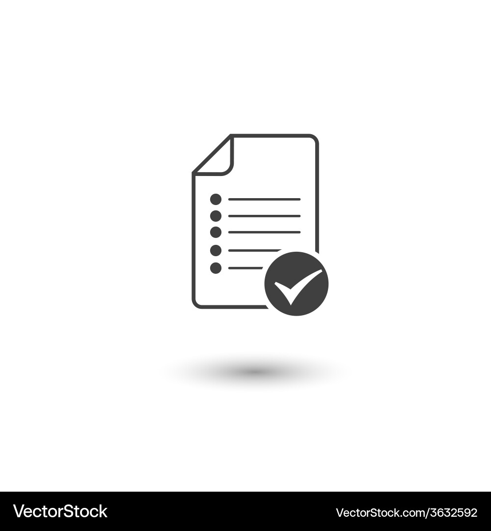 Check list icon1 Royalty Free Vector Image - VectorStock