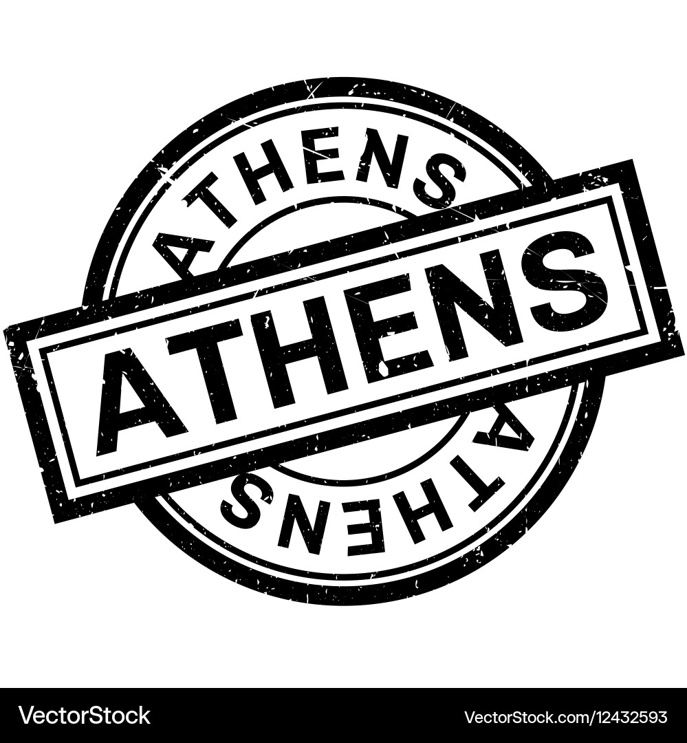 Athens rubber stamp Royalty Free Vector Image - VectorStock