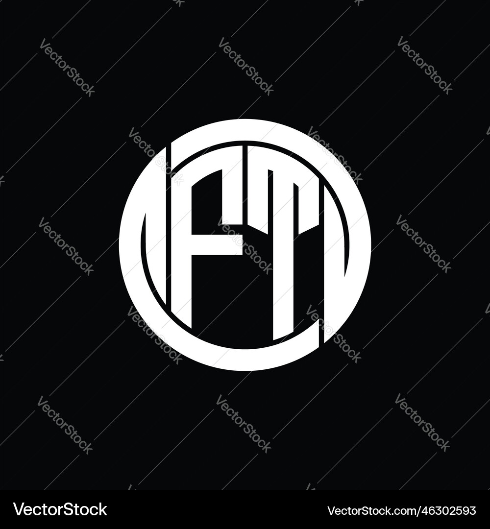 Ft logo monogram shield inside circle shape – Royalty-Free Vector ...