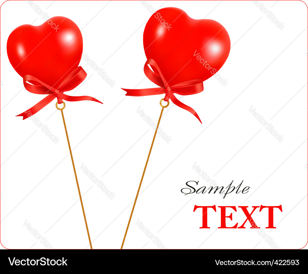 Valentine Hearts Royalty Free Vector Image - VectorStock