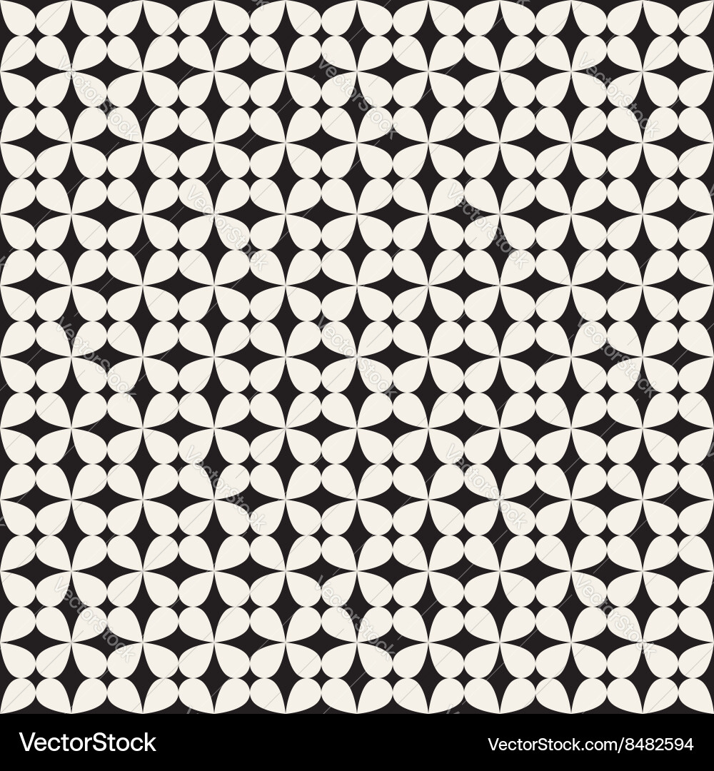 Flowers stylized seamless pattern Royalty Free Vector Image