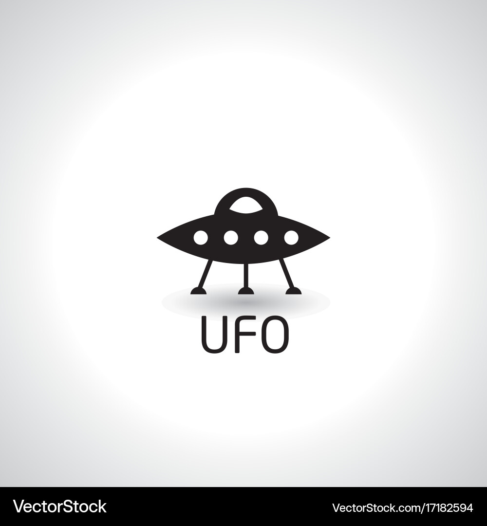 Ufo icon Royalty Free Vector Image - VectorStock