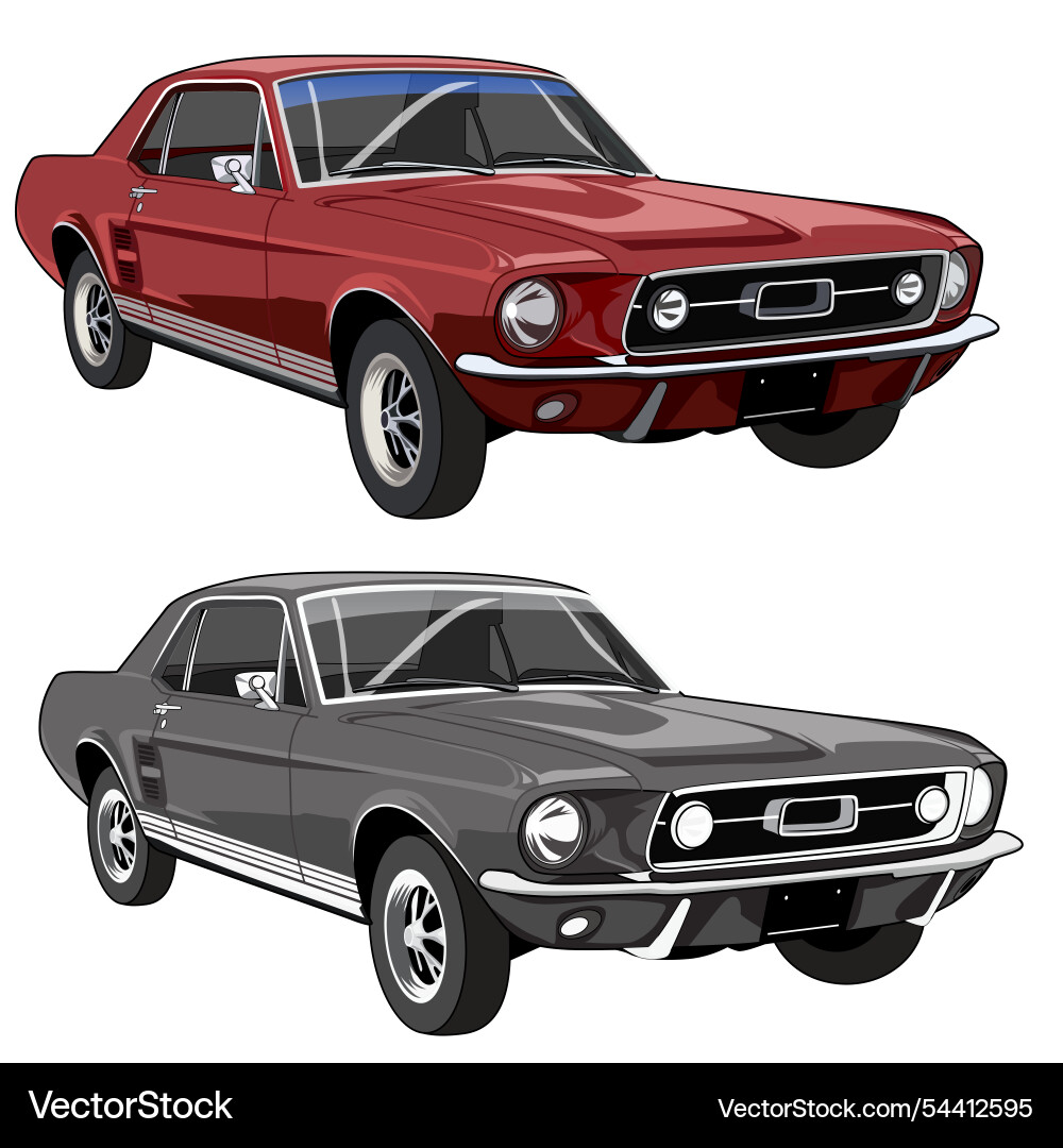 Classic race car Royalty Free Vector Image - VectorStock