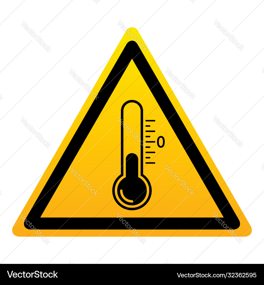 Low temperature Royalty Free Vector Image - VectorStock