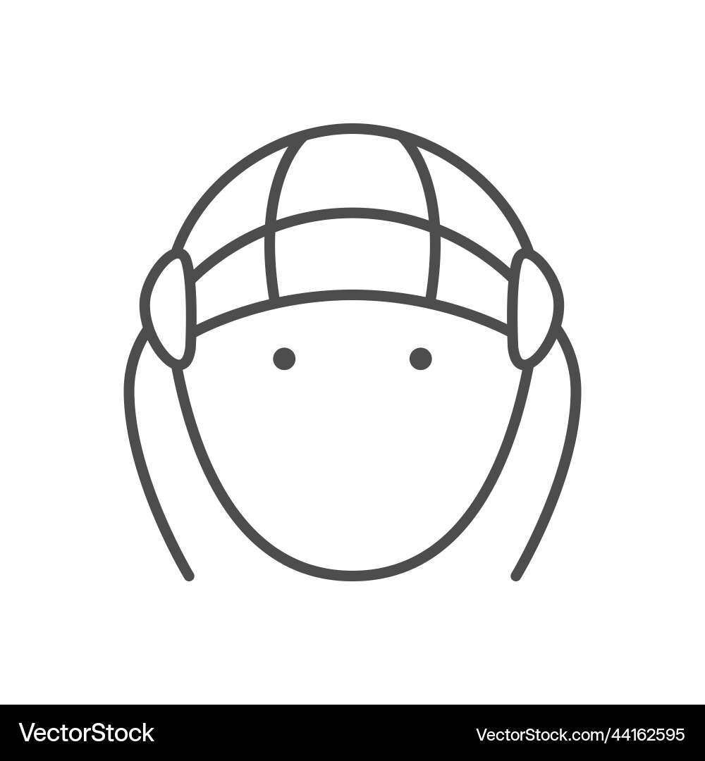 Neurological test line outline icon Royalty Free Vector