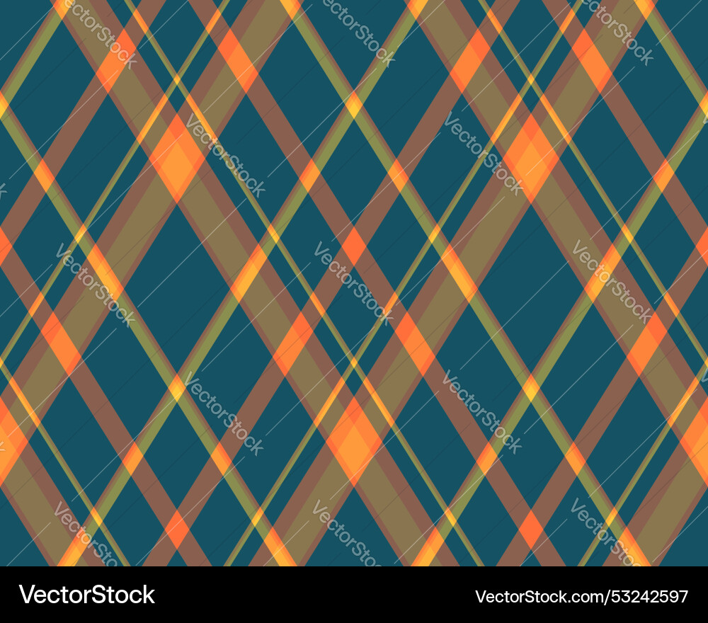Argyle pattern of geometric rhombus harlequin Vector Image