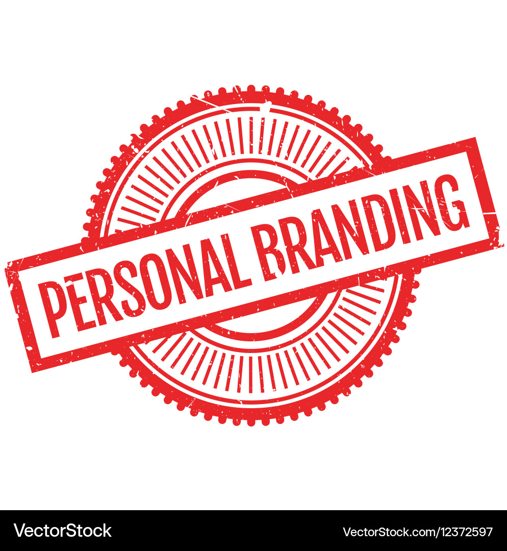 Personal branding stamp Royalty Free Vector Image