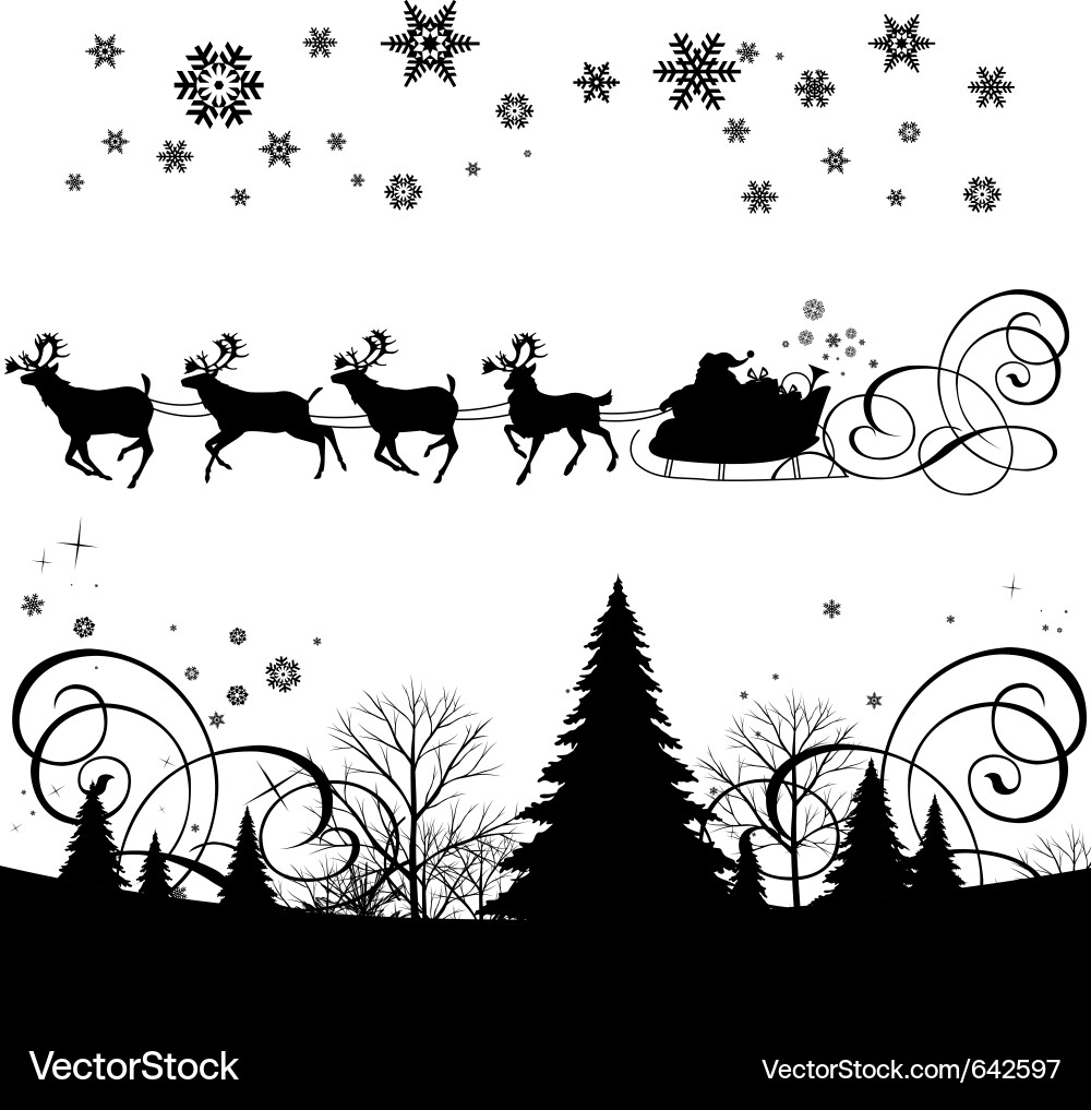 Santa Moon Vector Images (over 4,900)