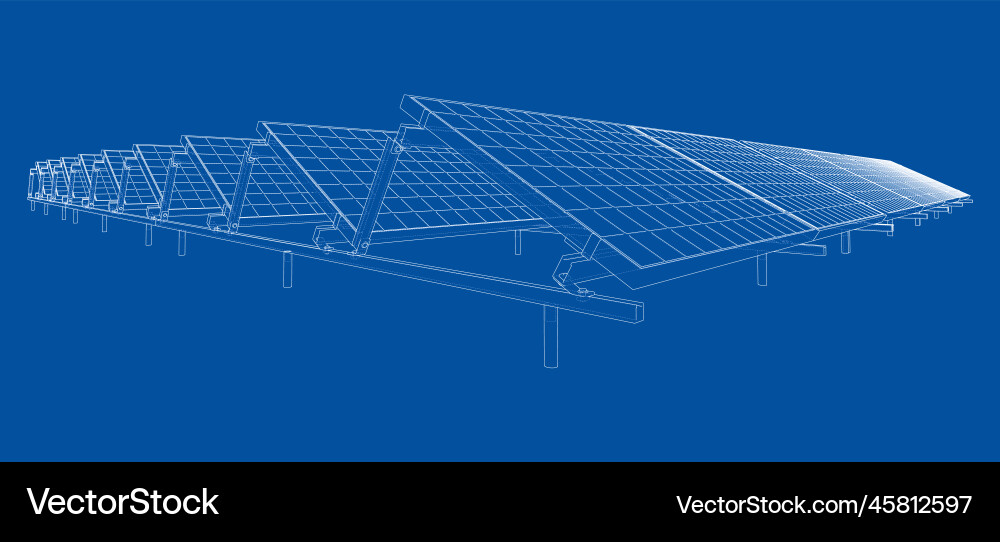 Solar panel concept Royalty Free Vector Image - VectorStock