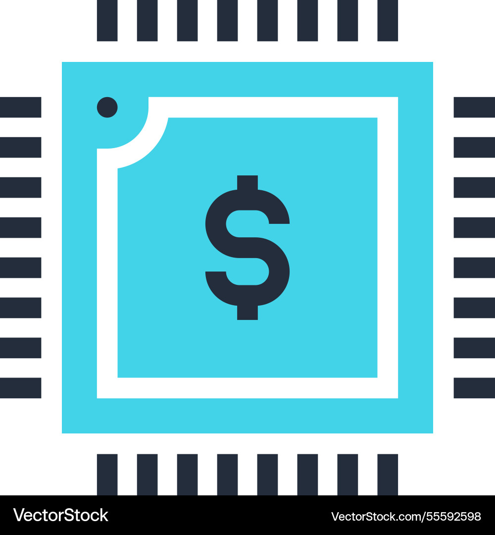 Digital money Royalty Free Vector Image - VectorStock