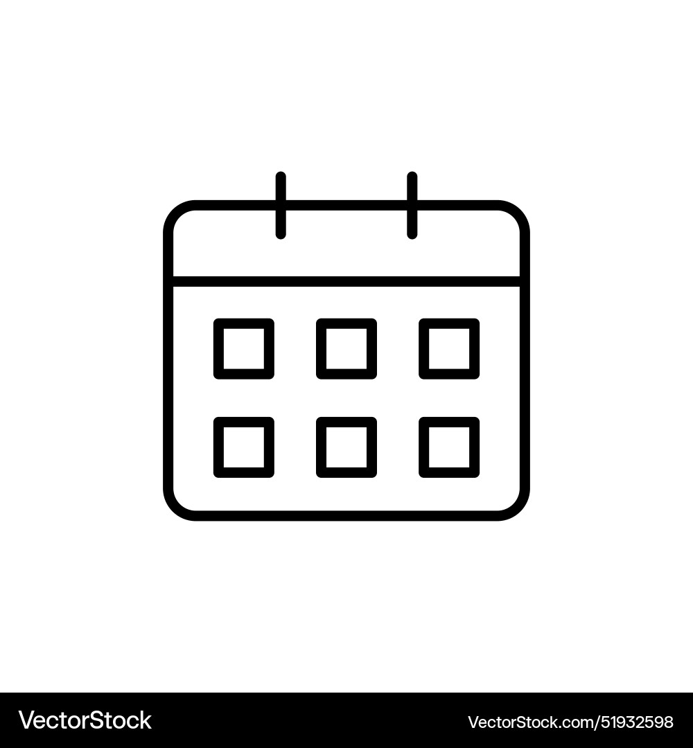 Event calendar icon perfect for appointments Vector Image