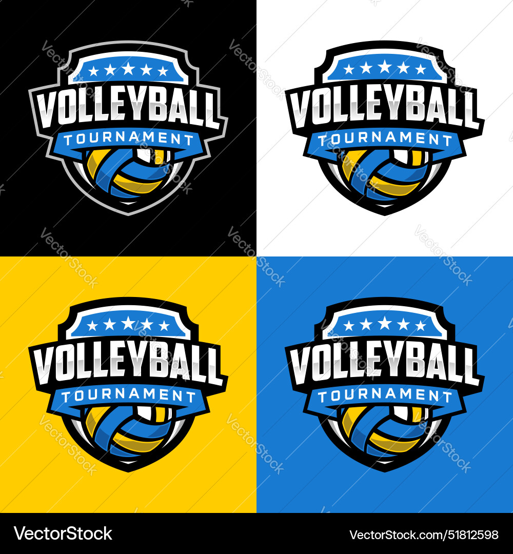 Volleyball Team Logo