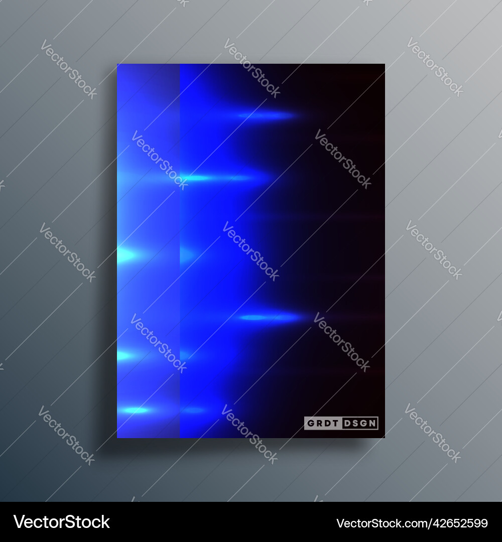 Gradient design for flyer poster brochure cover Vector Image