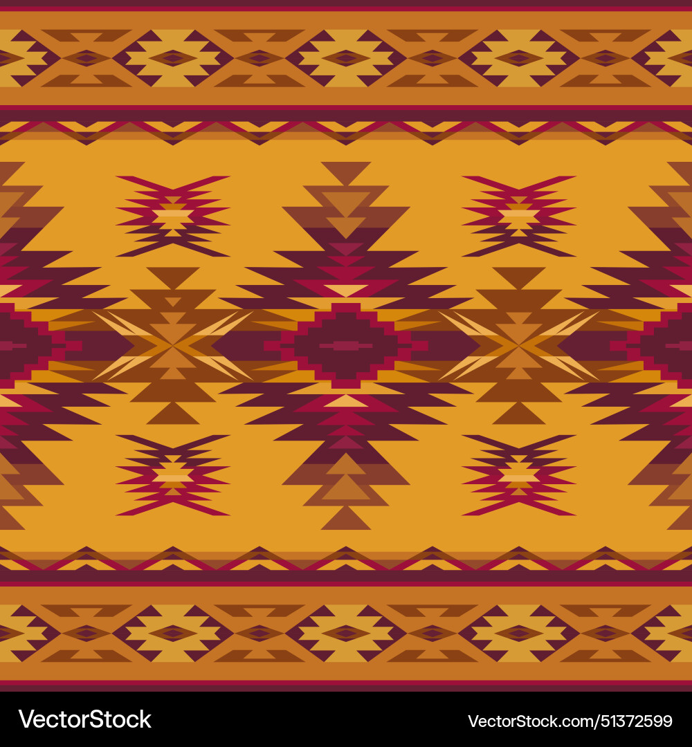 Native american indian seamless pattern Royalty Free Vector