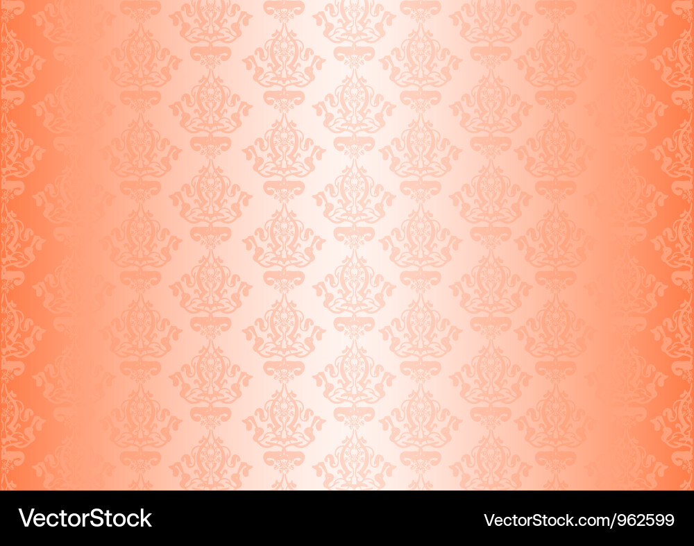 Peachy wallpaper Royalty Free Vector Image - VectorStock