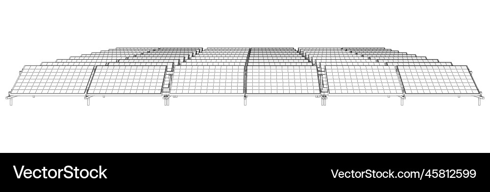Solar panel concept Royalty Free Vector Image - VectorStock