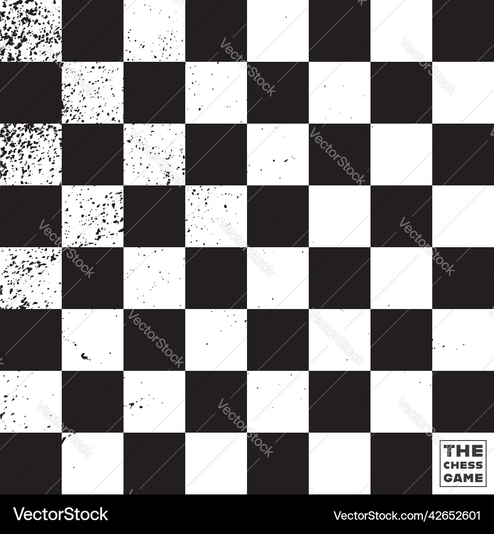 Chess game desk design for flyer poster brochure Vector Image