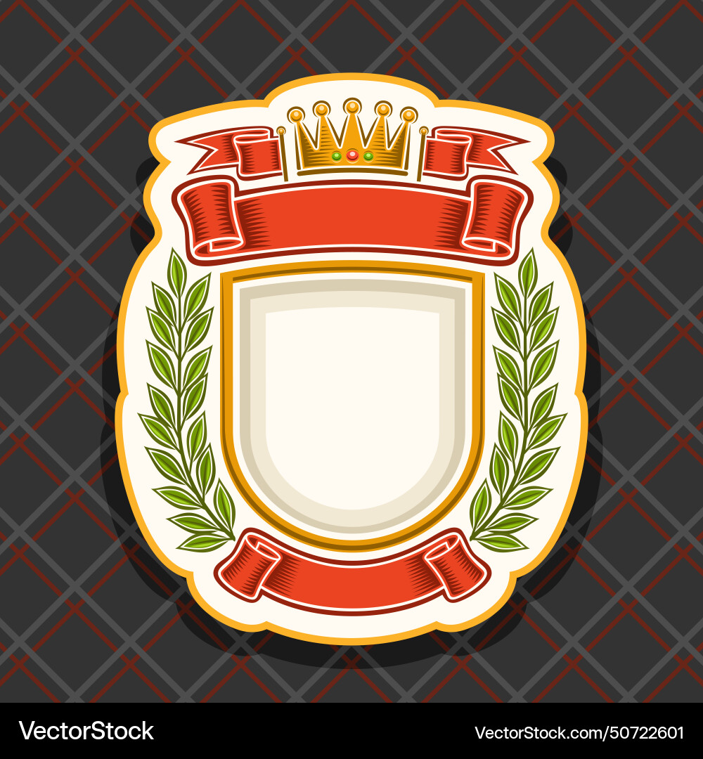Heraldic logo Royalty Free Vector Image - VectorStock