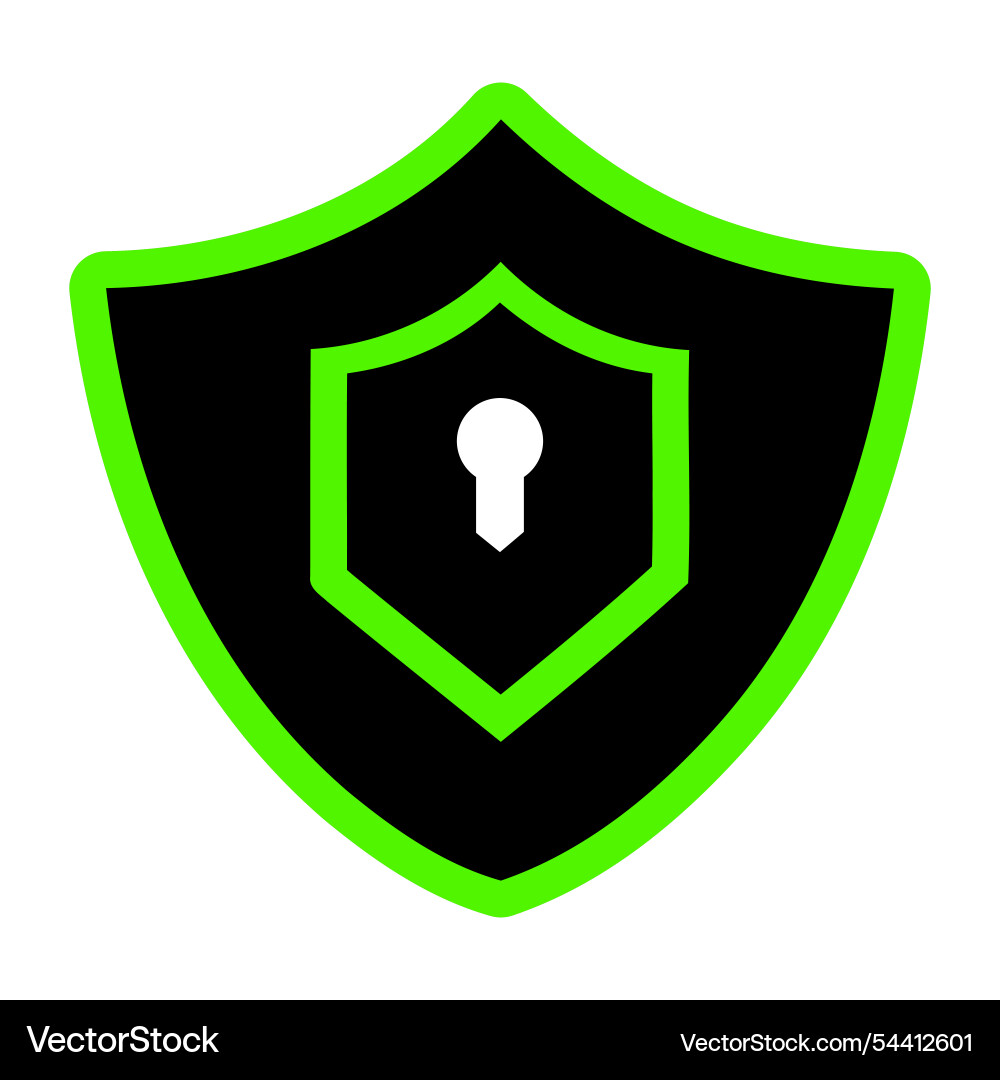 Shield icon protect security Royalty Free Vector Image