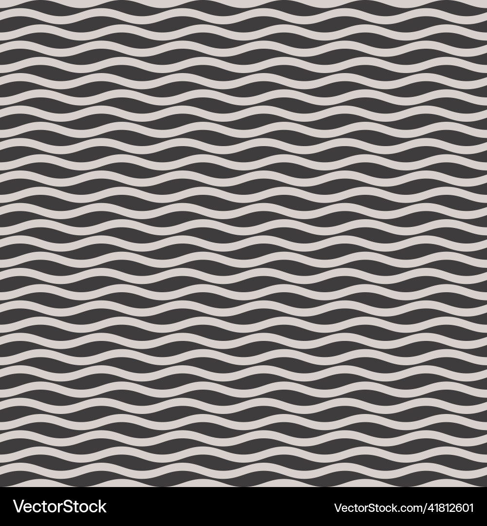 Wavy lines seamless background Royalty Free Vector Image