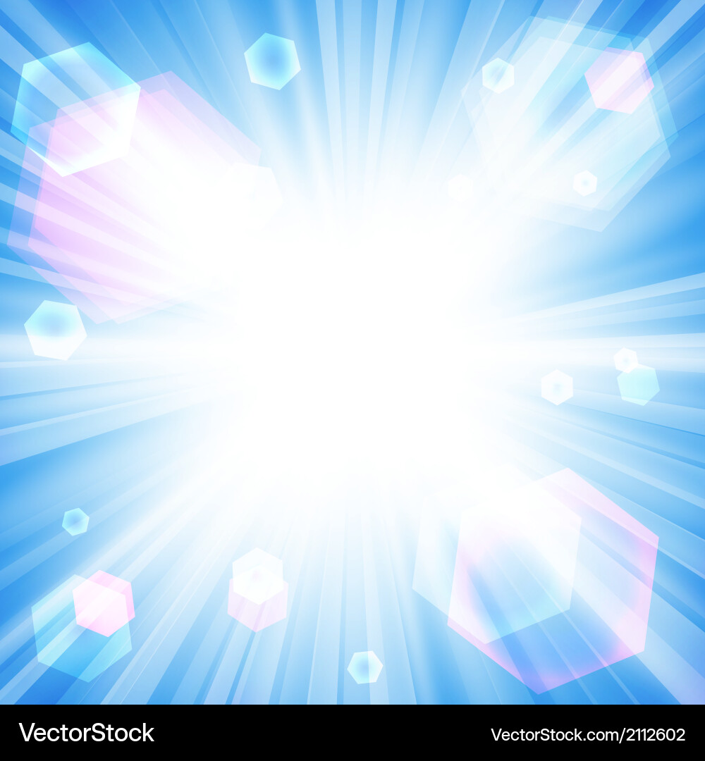 Bright blue background Royalty Free Vector Image