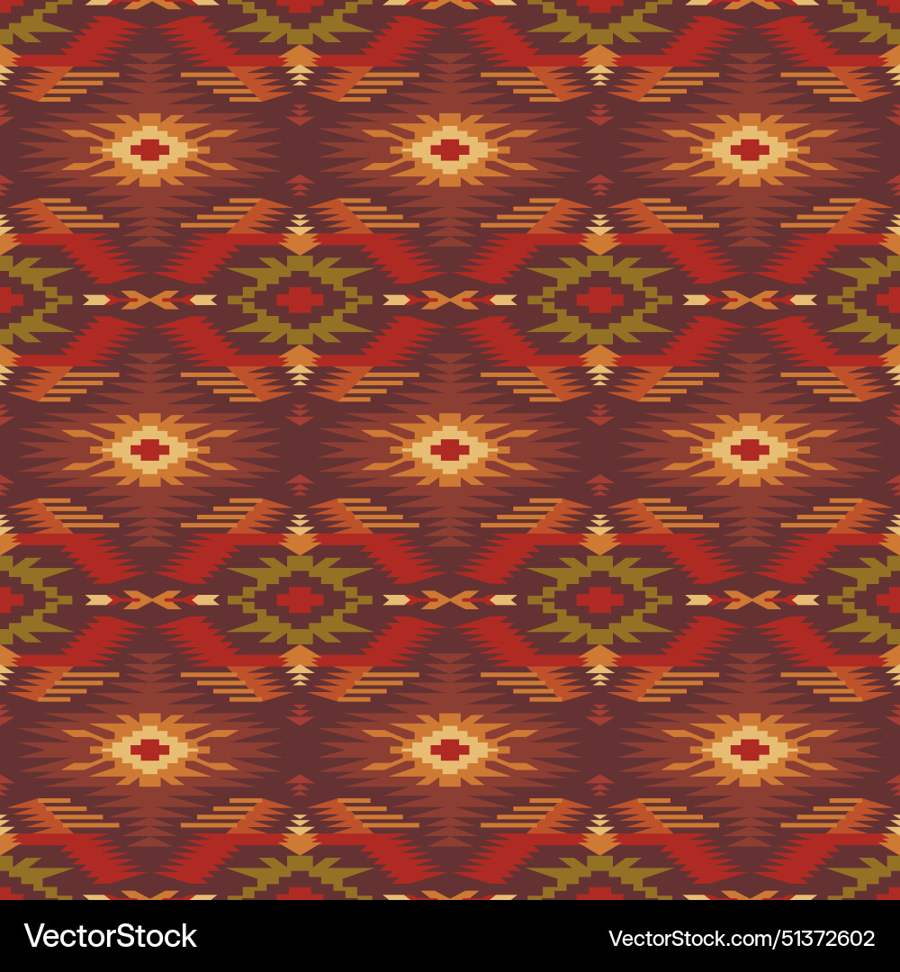 Native american indian seamless pattern Royalty Free Vector