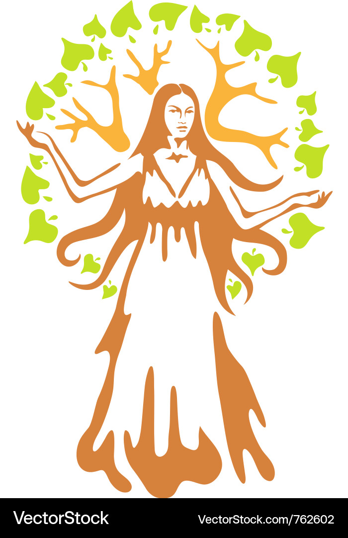 Panacea - ancient greek goddess Royalty Free Vector Image
