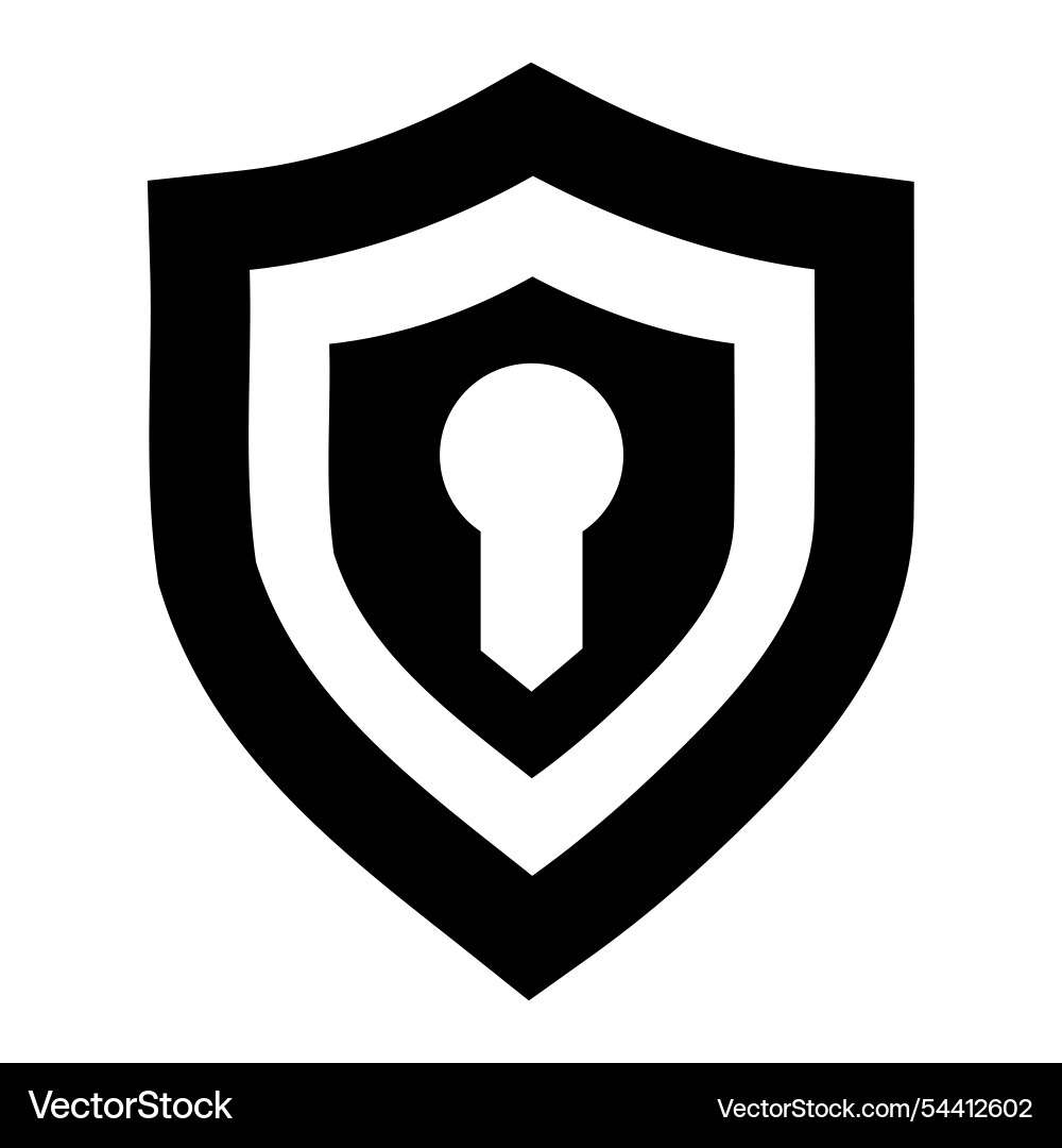 Shield icon protect security Royalty Free Vector Image