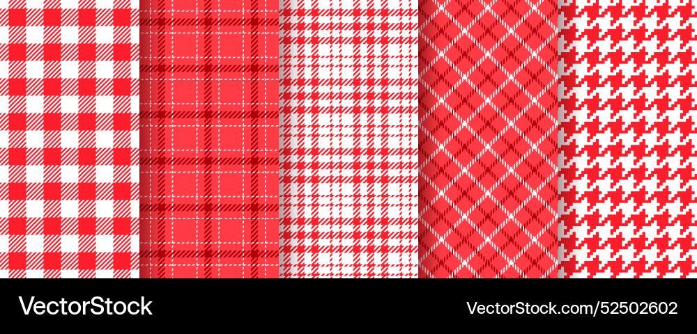 Table cloth seamless background gingham tartan Vector Image
