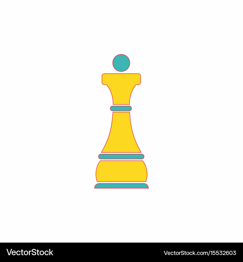 Chess queen Royalty Free Vector Image - VectorStock