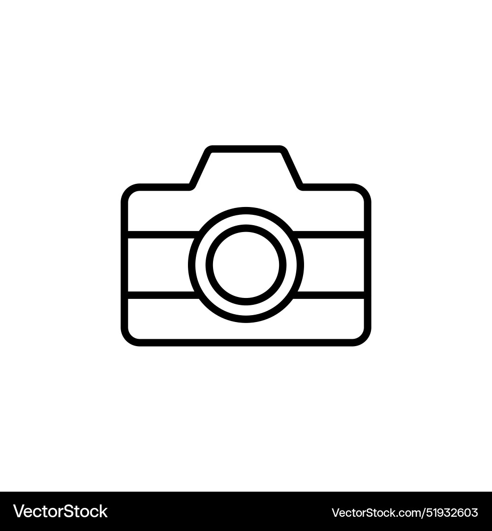 Photography camera icon ideal for media Royalty Free Vector