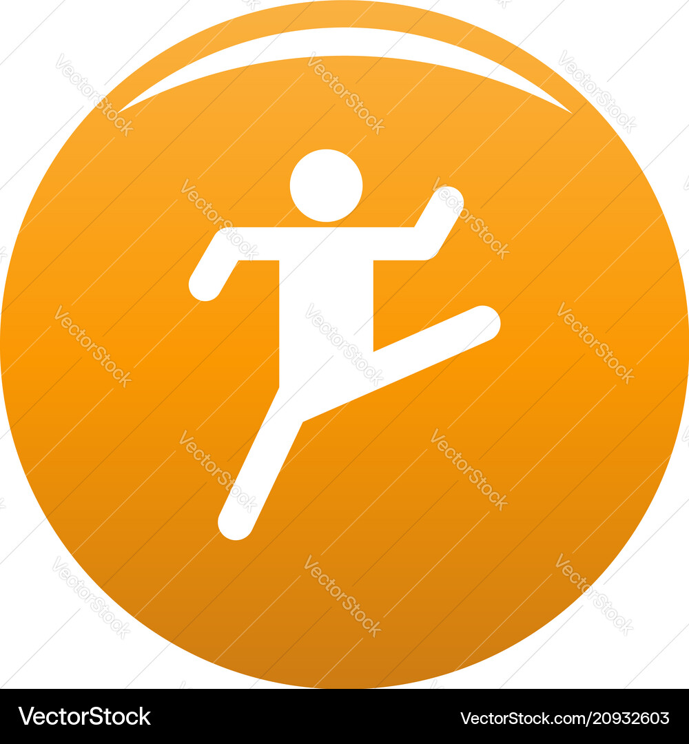 Orange Stickman Logo