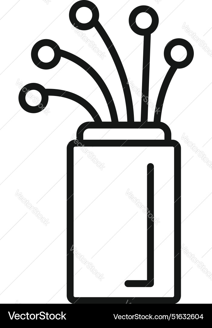 Optic fiber cable connecting to server icon Vector Image