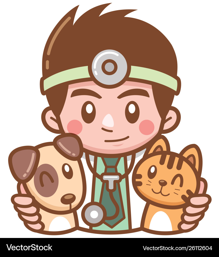 Pet doctor Royalty Free Vector Image - VectorStock