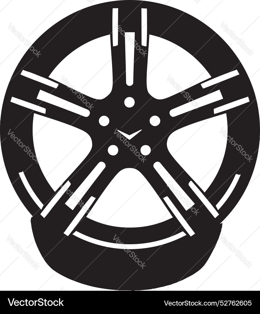 Alloy affinity attractive logo design for wheels Vector Image