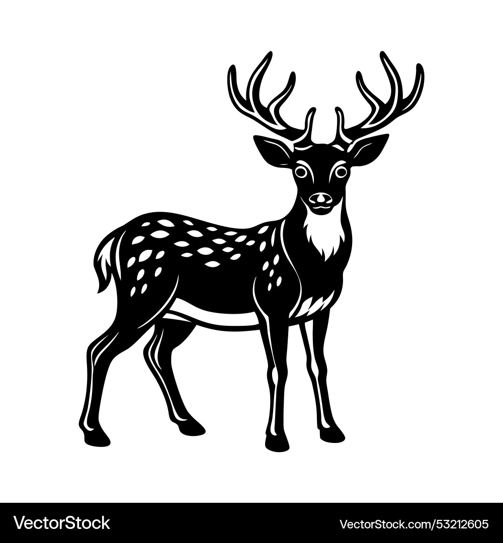 Cute deer Royalty Free Vector Image - VectorStock