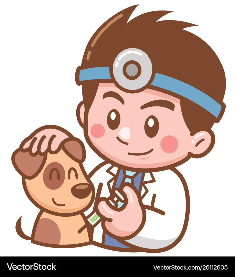 Pet doctor Royalty Free Vector Image - VectorStock