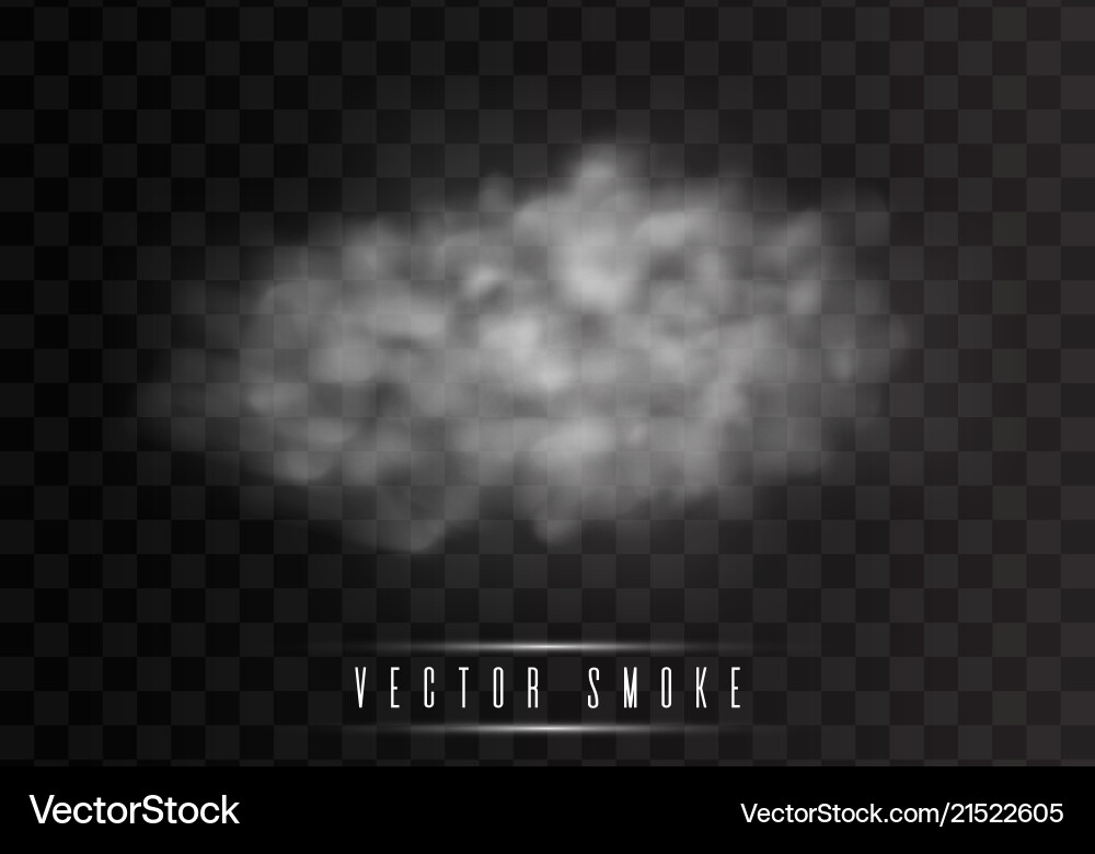 Smoke or cloud effect Royalty Free Vector Image