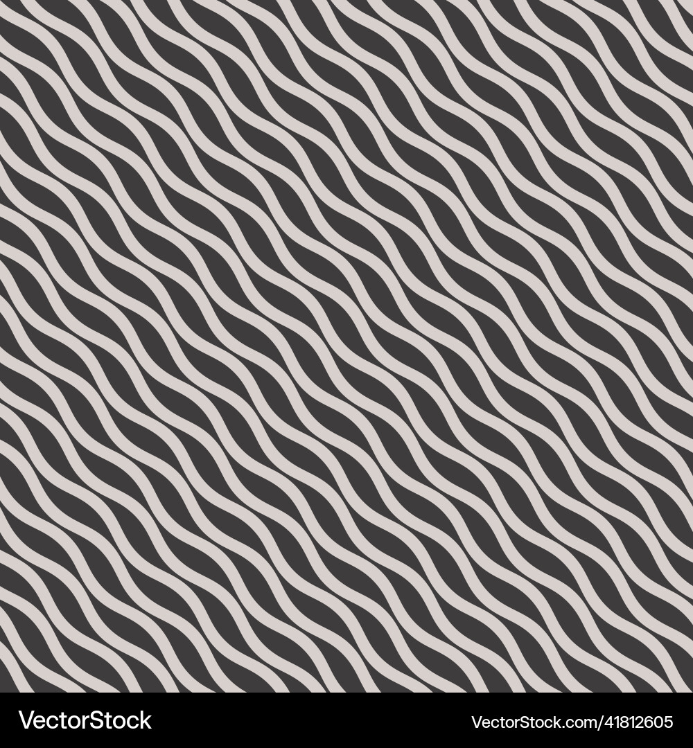 Wavy lines seamless background Royalty Free Vector Image