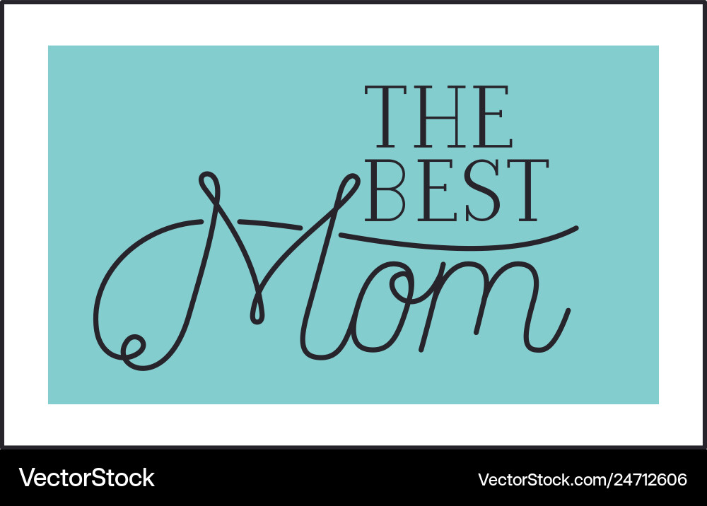 Best Mom Label - Celebration Icon Royalty Free Vector Image