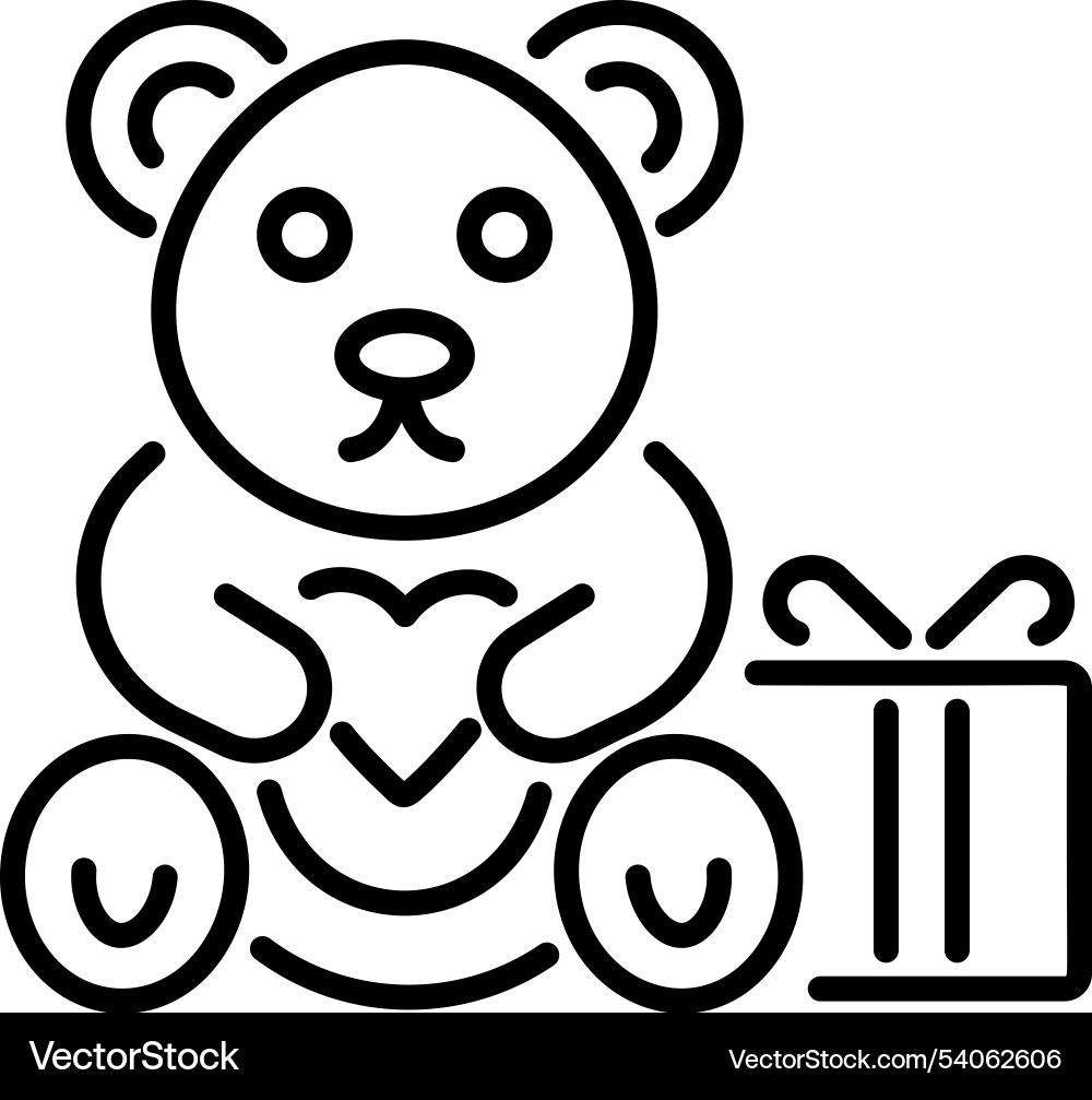 Teddy bear Royalty Free Vector Image - VectorStock